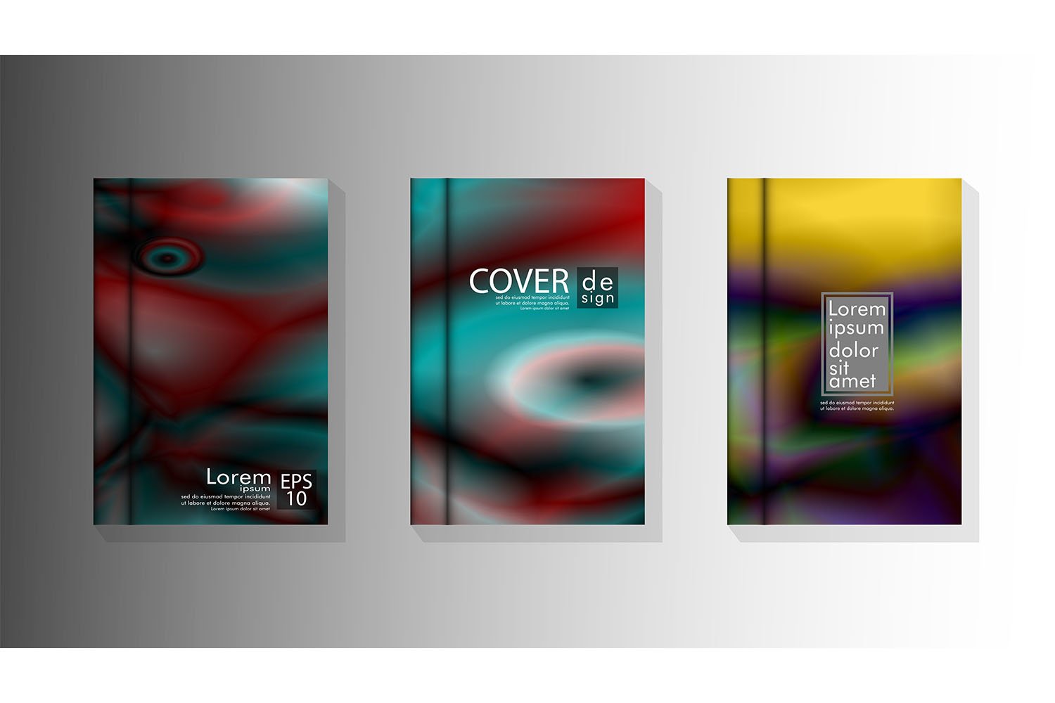 Vector collection of book cover backgrounds (750392) | Backgrounds ...