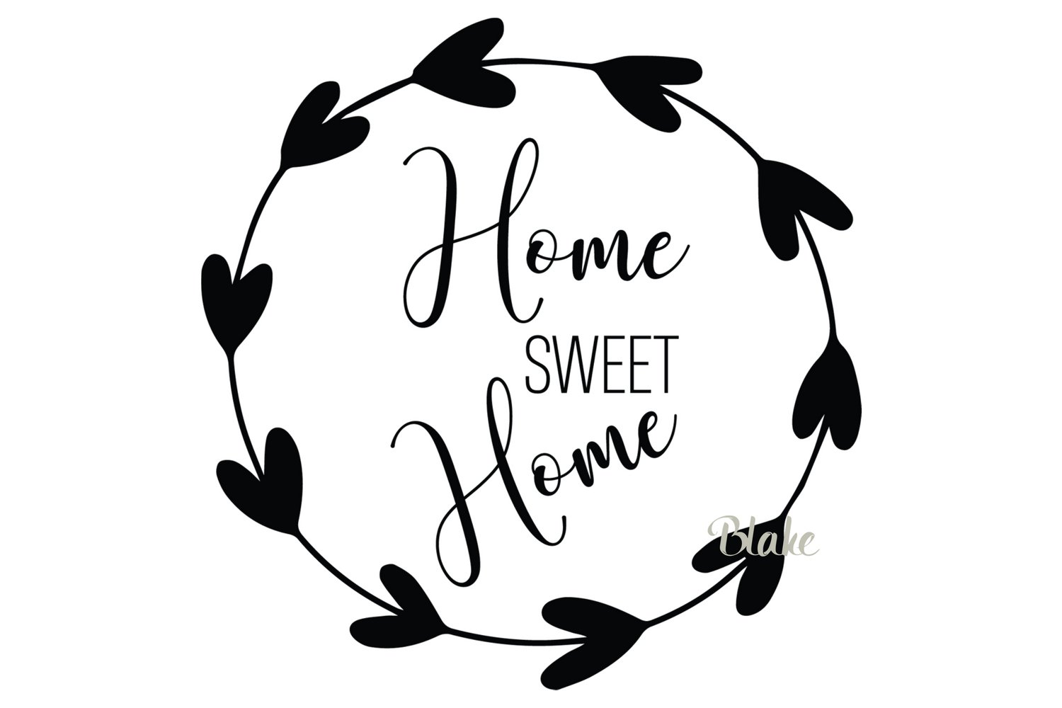 Home Sweet Home SVG Home cricut Home silhouette housewarming (117355 ...