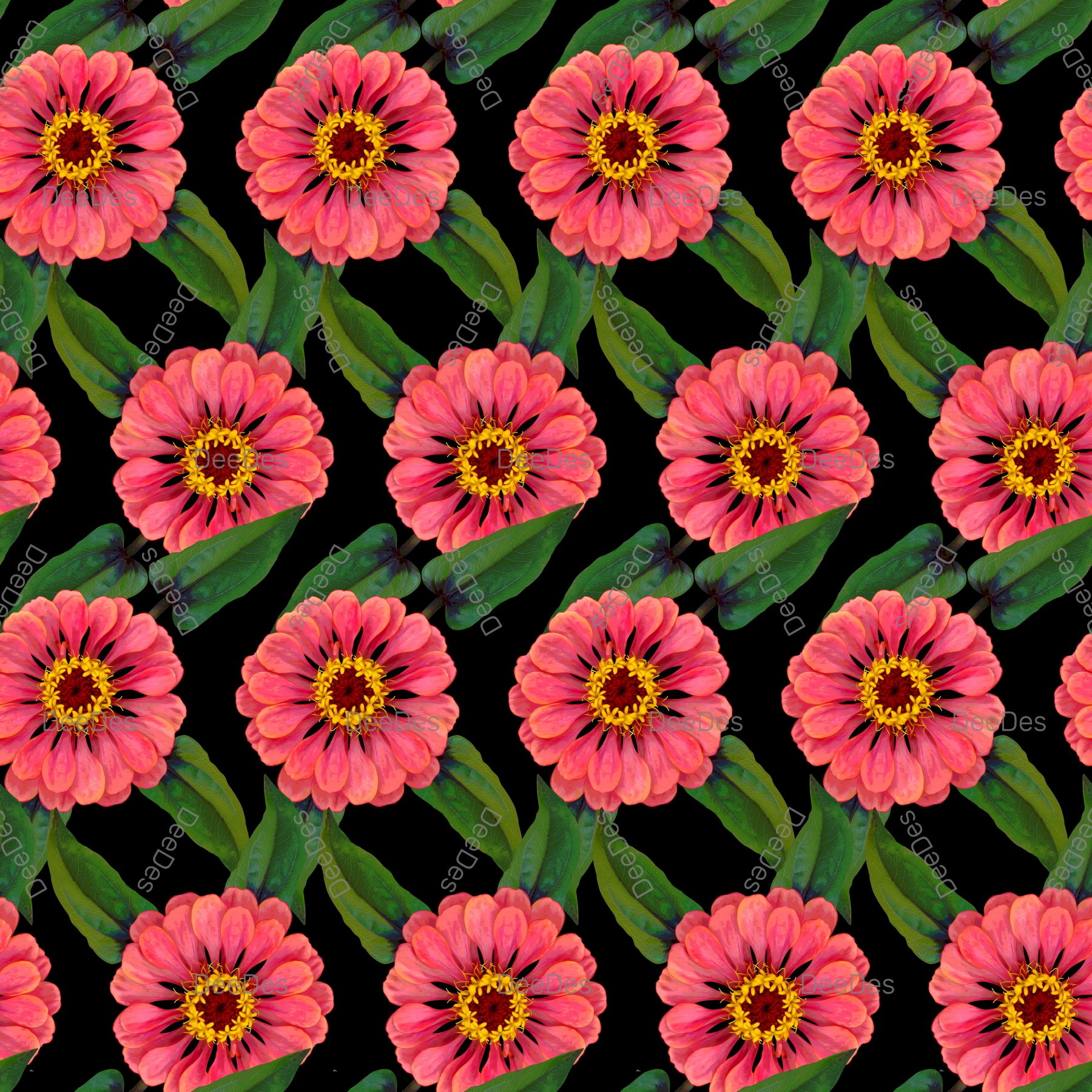 Seamless Floral Digital Paper pack. Seamless FLOWER patterns (664108 ...