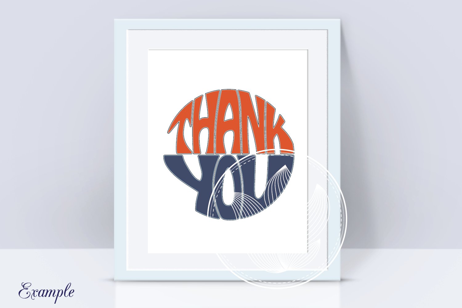 Digital Thank you Word Art in Round shape, png, eps, svg (113733 ...