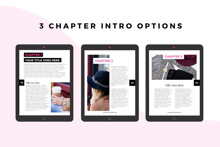 Hot Pink Fashion Canva template Ebook (409736) | Canva Templates ...