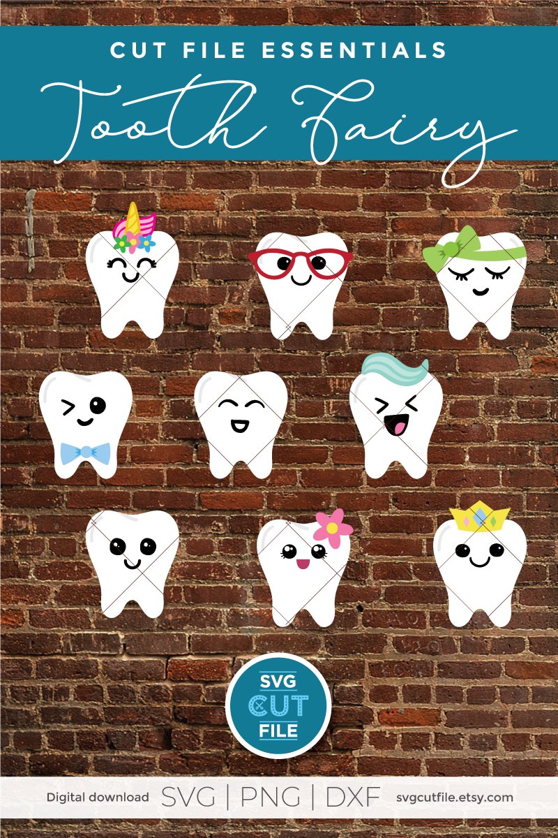 Tooth fairy svg, tooth bag svg, tooth svg, teeth pouch svg (283345 ...