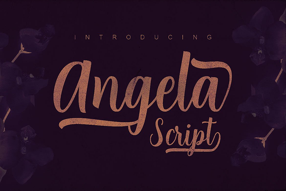 Angela Script Font (101940) | Handwritten | Font Bundles
