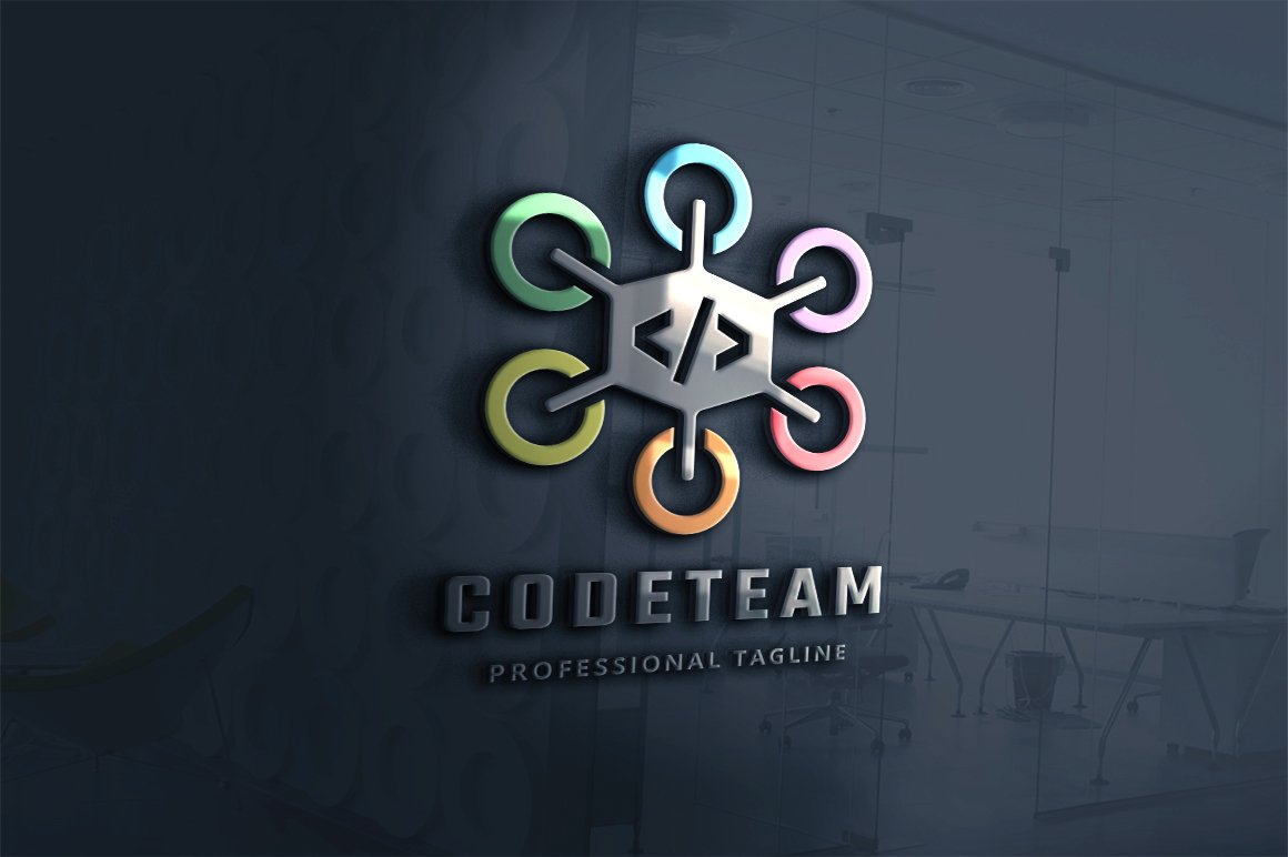 Code Team Logo (673517) | Logos | Design Bundles