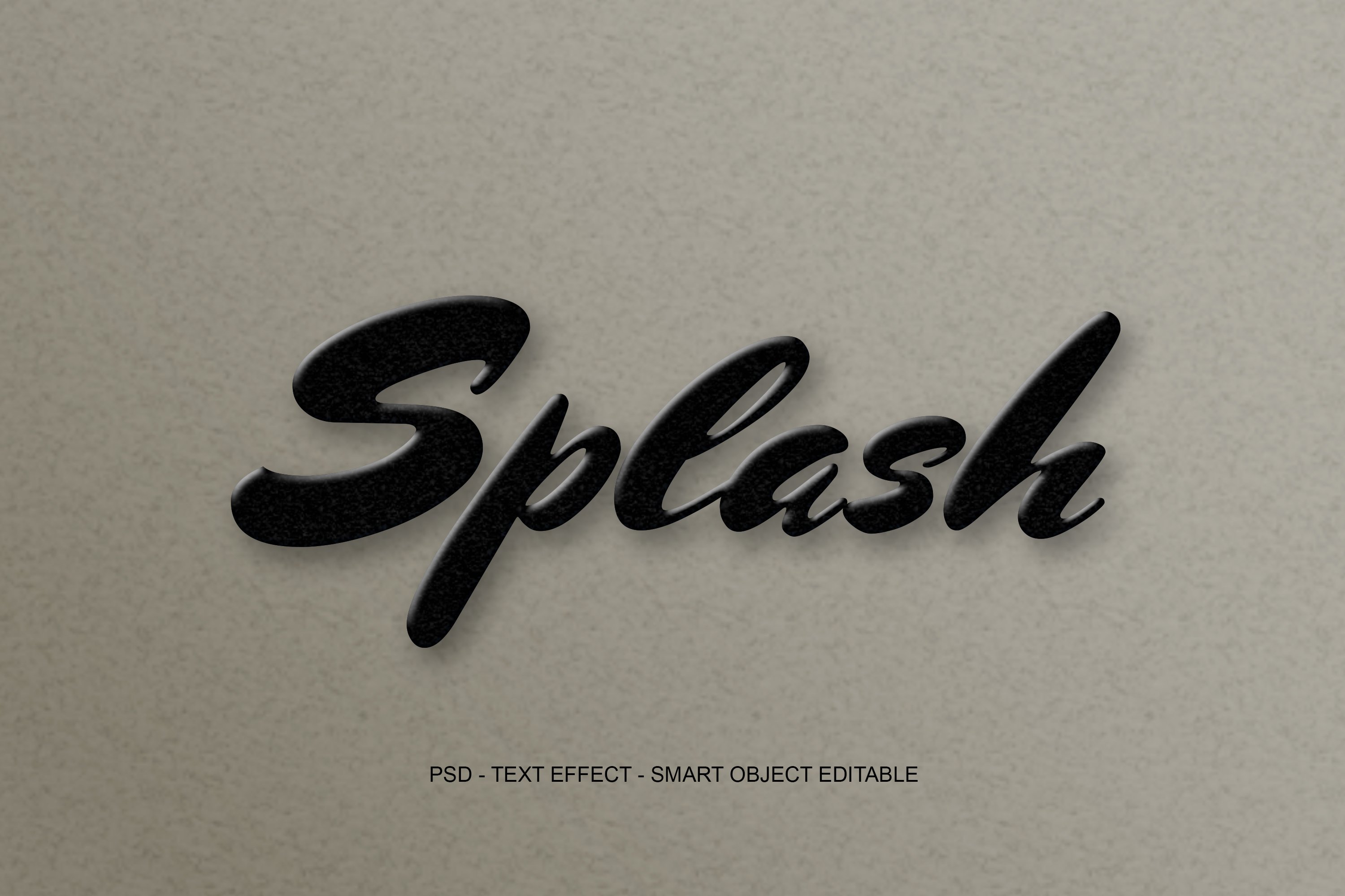 Splash PSD Text Effect Smart Object Editable (544636) | Layer Styles ...