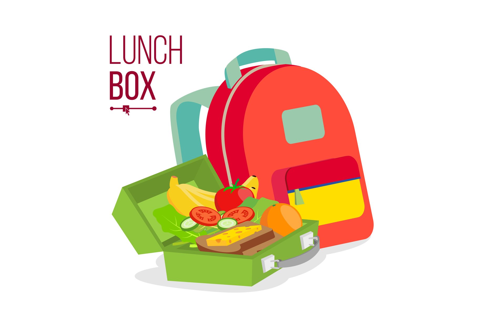 Healthy Lunchbox Clipart