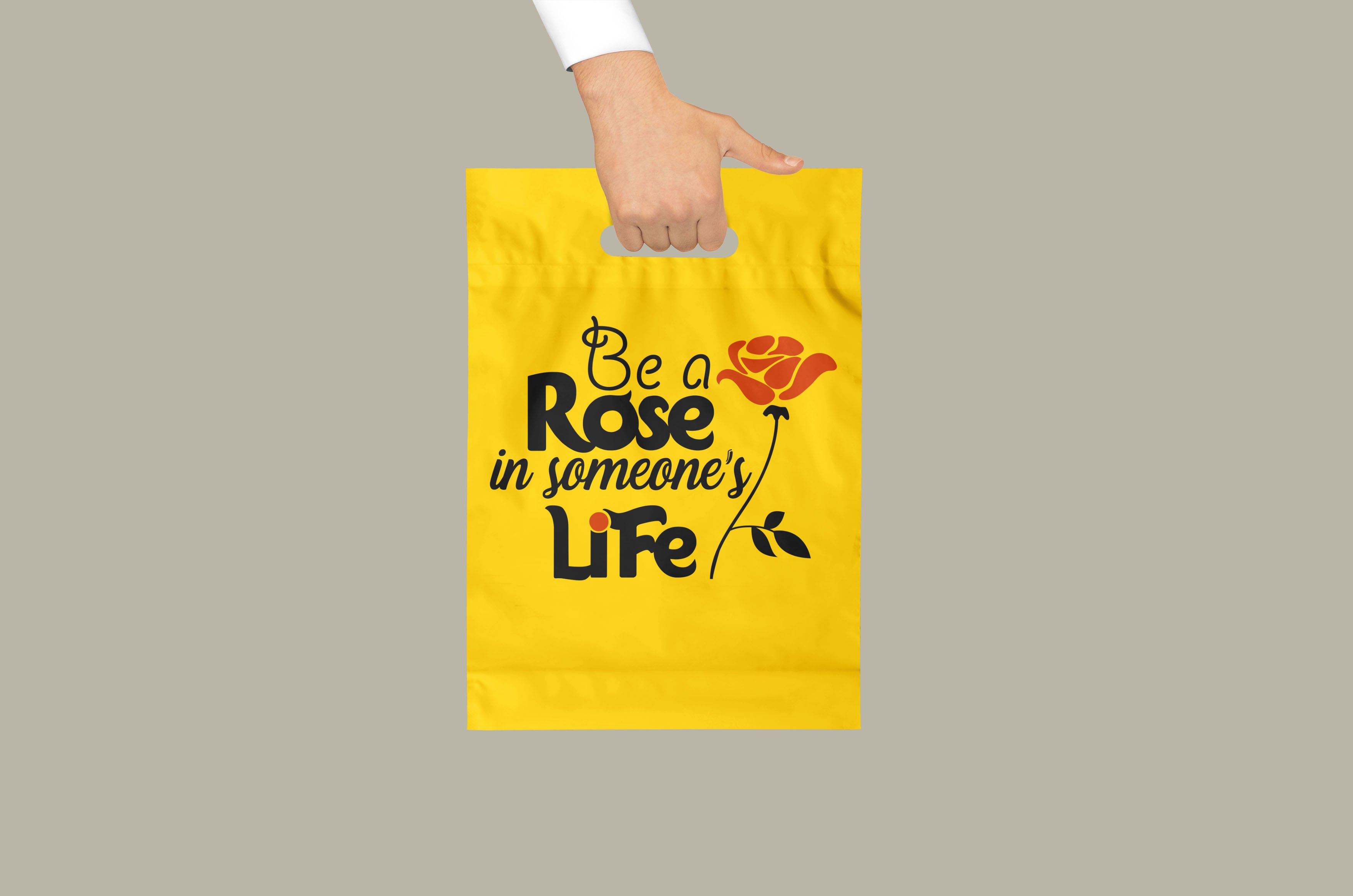 rose, be a rose, quote (96497) | Cut Files | Design Bundles