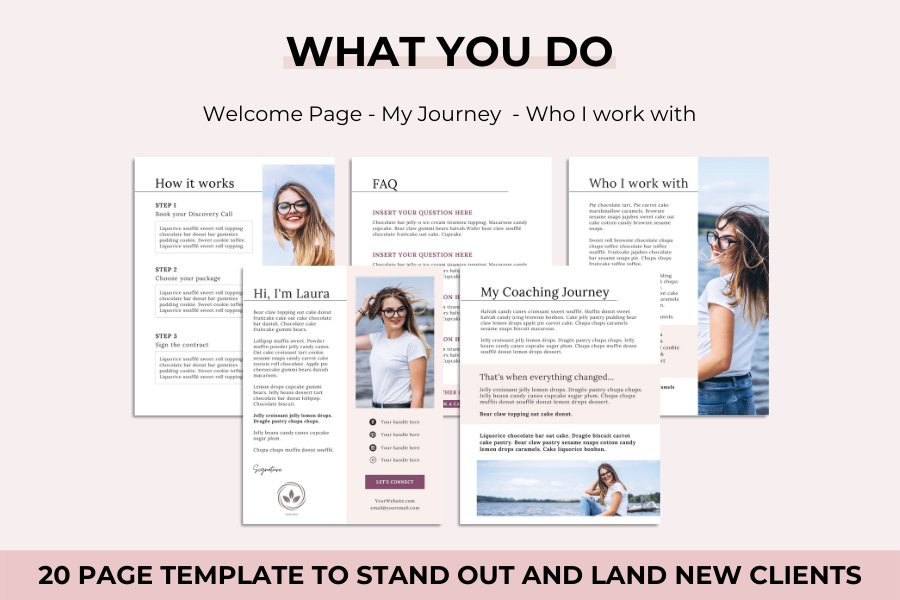 Coaching Service Package Template | Pricing Guide Template (768531 ...