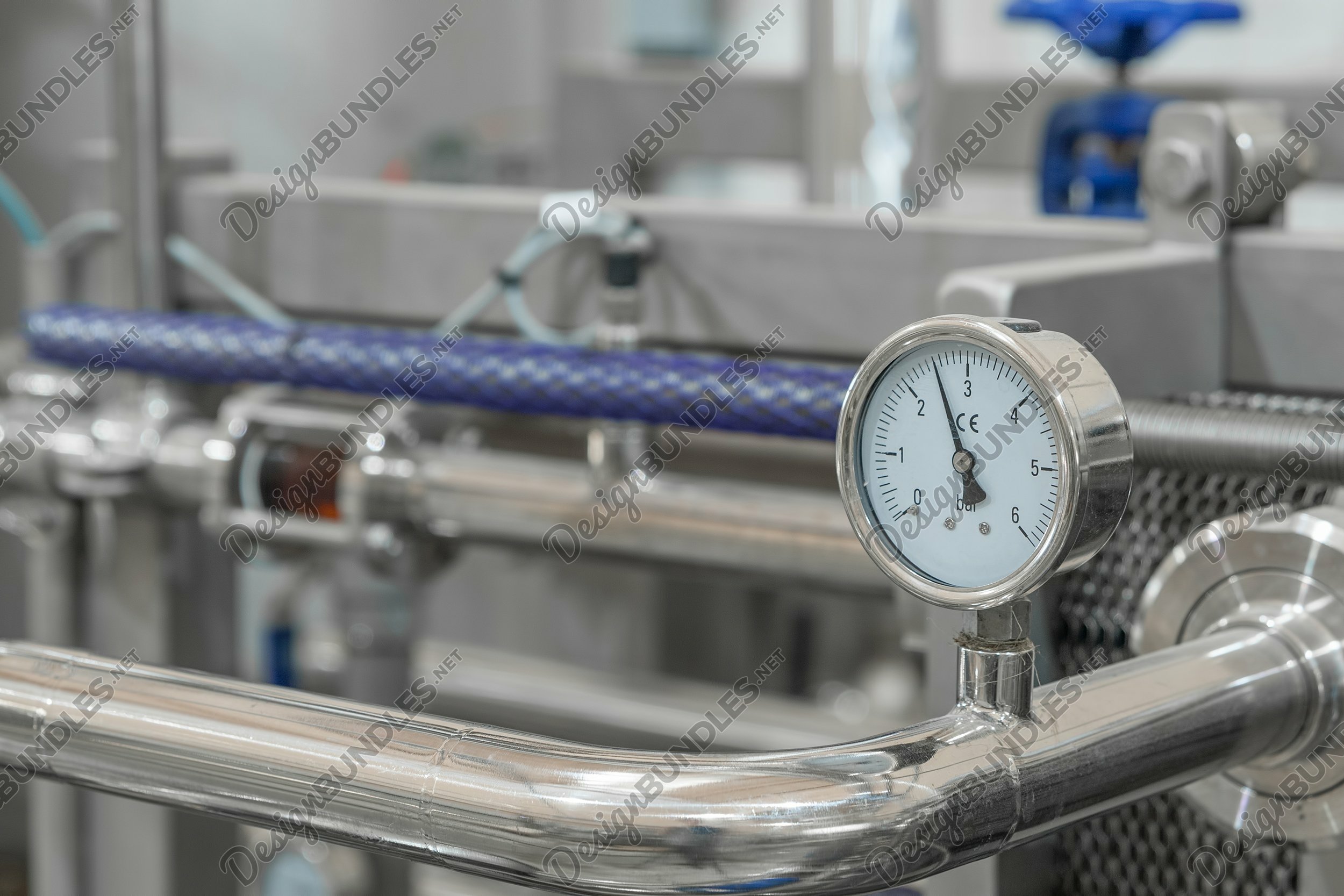 Industrial pressure sensor (1260927) | Industry | Design Bundles