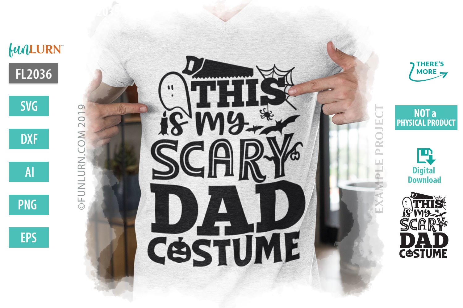 This is My Scary Dad Costume SVG Cut File (375987) | SVGs | Design Bundles