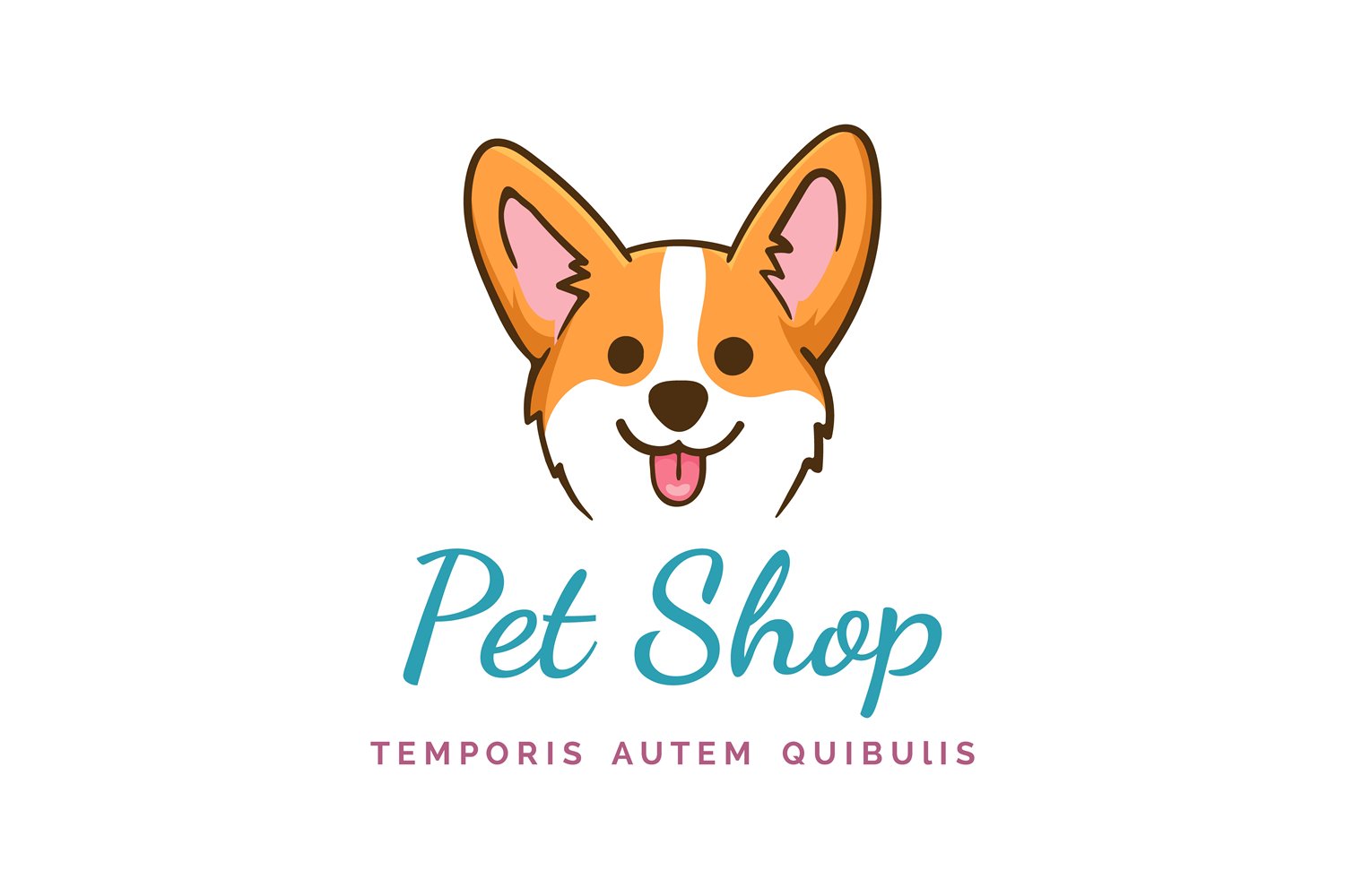 Corgi dog logo (1247119) | Logos | Design Bundles