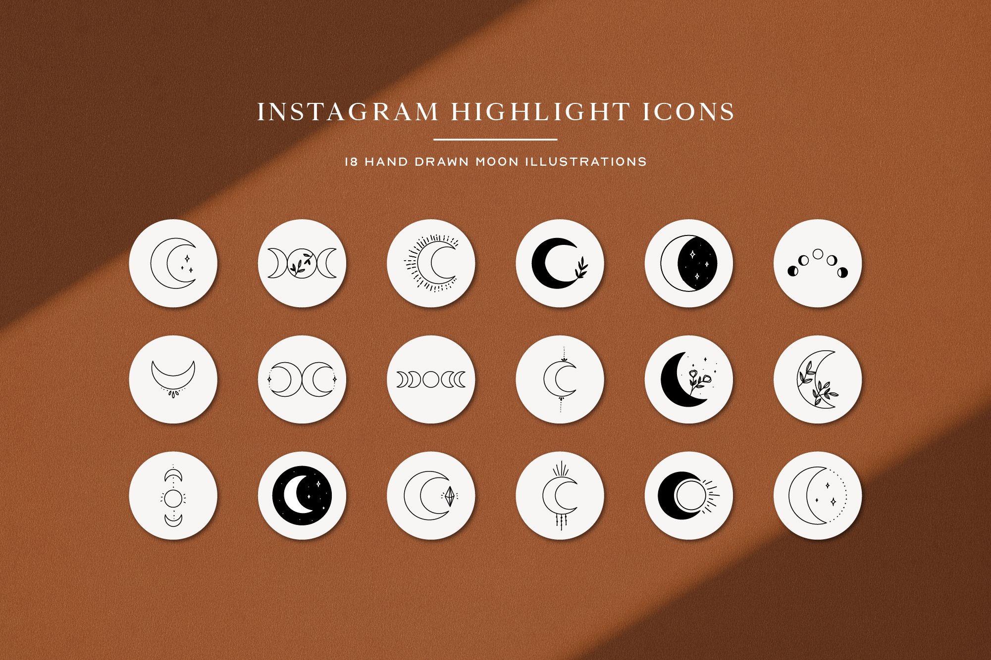 Instagram Moon Highlights Icons | Instagram Story Cove