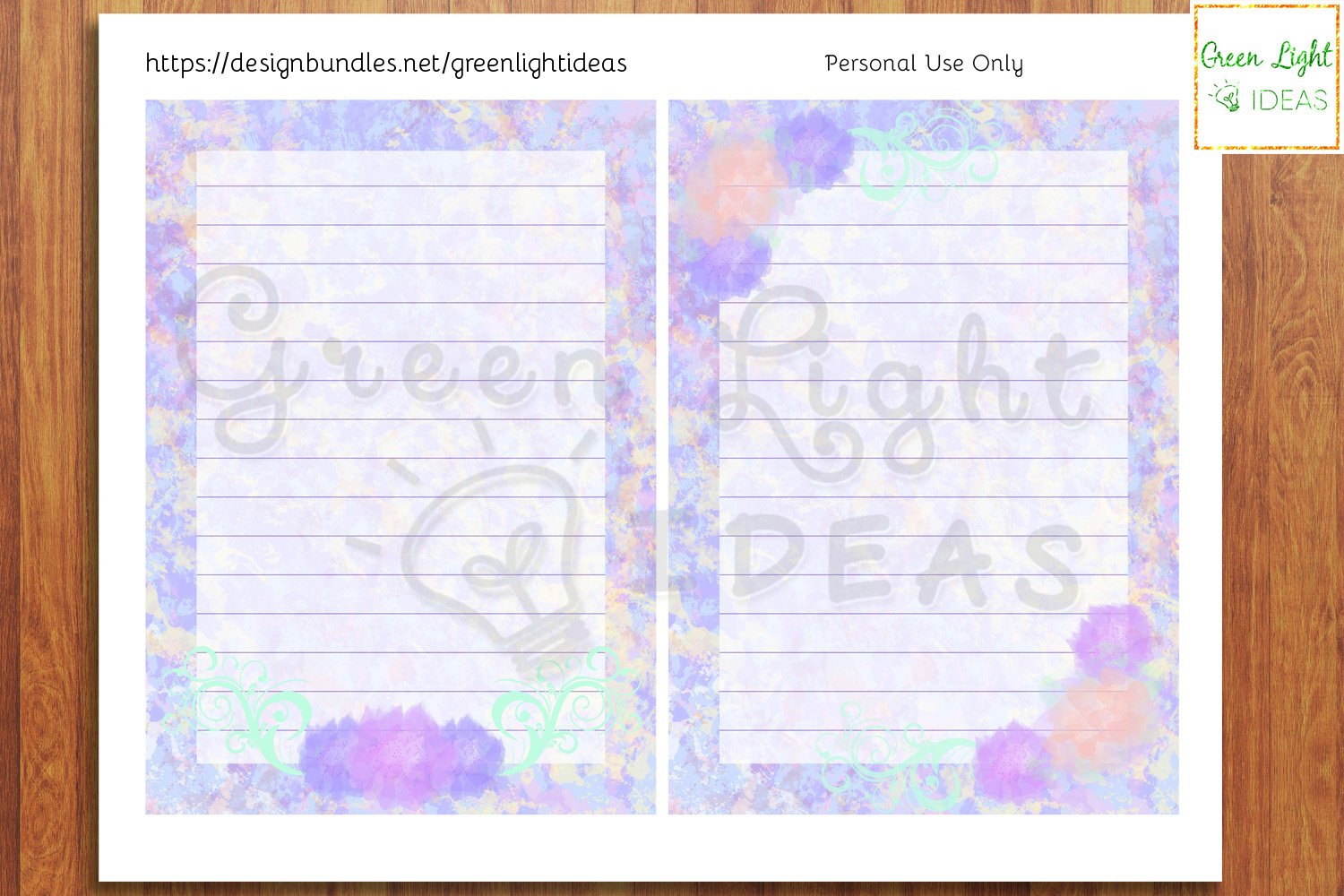 Watercolor Writing Papers, Watercolor Journal Pages (99107) | Journal ...