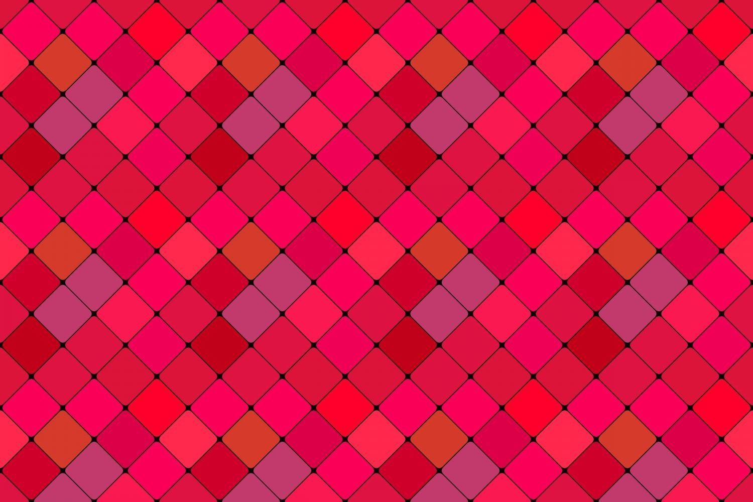 24 Seamless Red Square Patterns (336057) | Patterns | Design Bundles