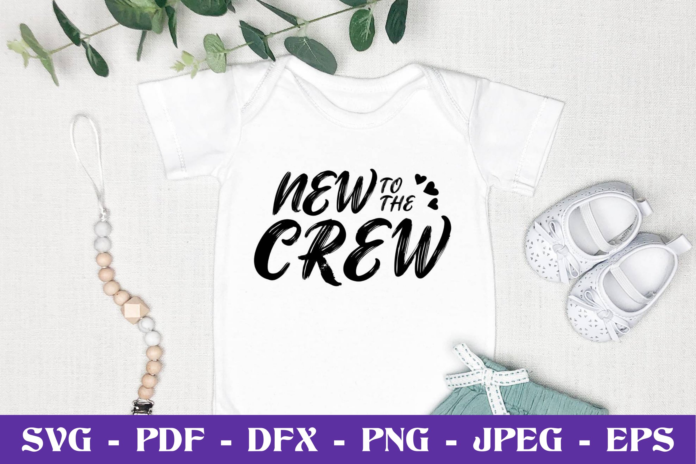 New to the crew - SVG (1155558) | SVGs | Design Bundles