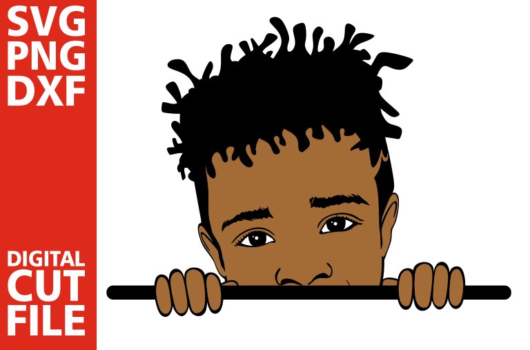 Peeking Black Boy with Dreadlocks svg, Afro Kids svg, Africa (357456 ...