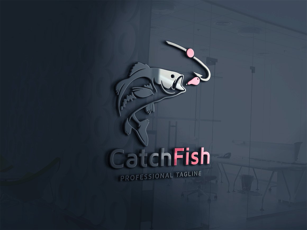 Catch Fish Logo (651125) | Logos | Design Bundles