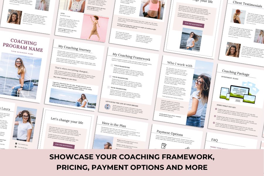 Coaching Service Package Template | Pricing Guide Template (768531 ...