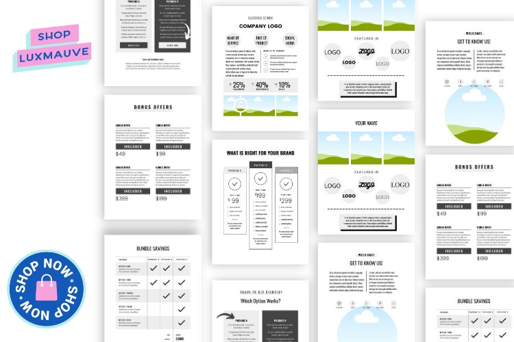 Services Guide Template Pricing Template Canva (1167075) | Canva ...