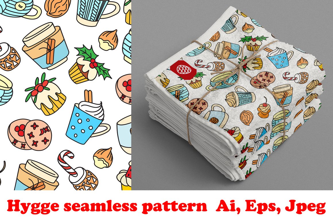 Hygge seamless pattern (1057503) | Patterns | Design Bundles