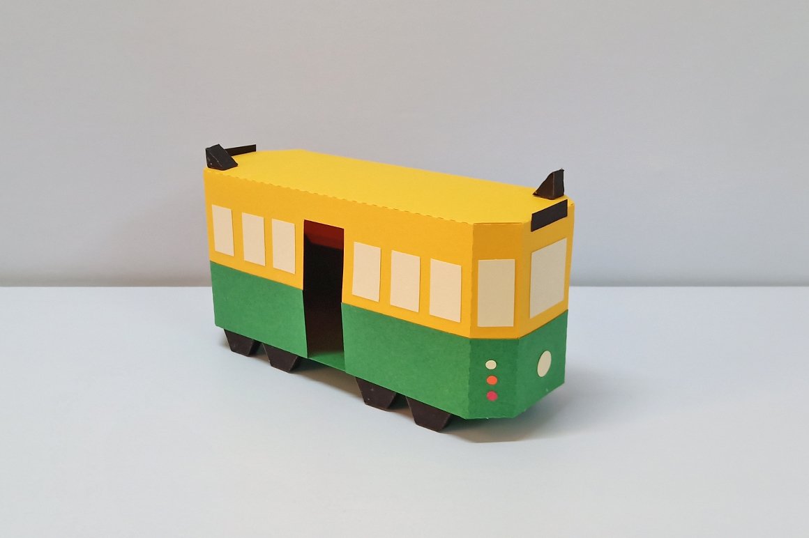 DIY Melbourne Train - 3d papercraft (539782) | Paper Cutting | Design ...