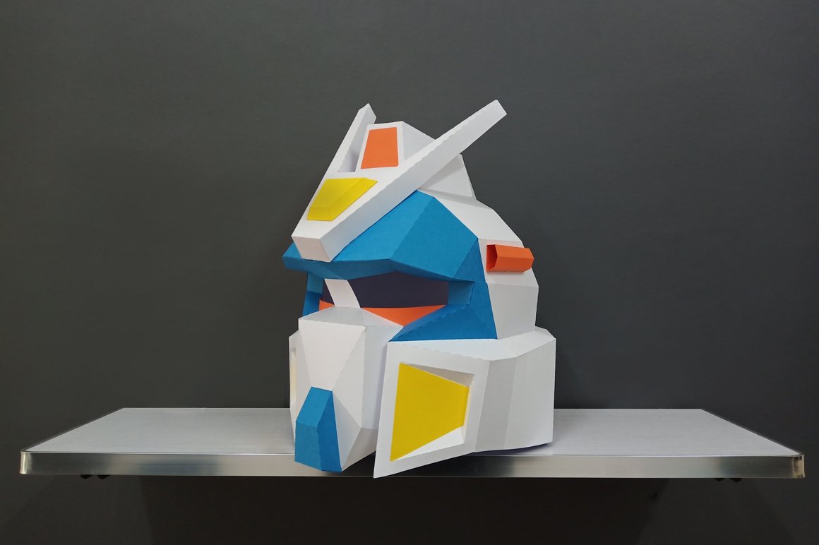 Gundam Helmet Pepakura