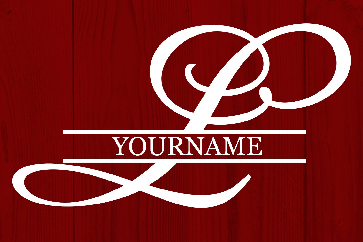 L Split monogram SVG Split letter svg Monogram font (483572 ...