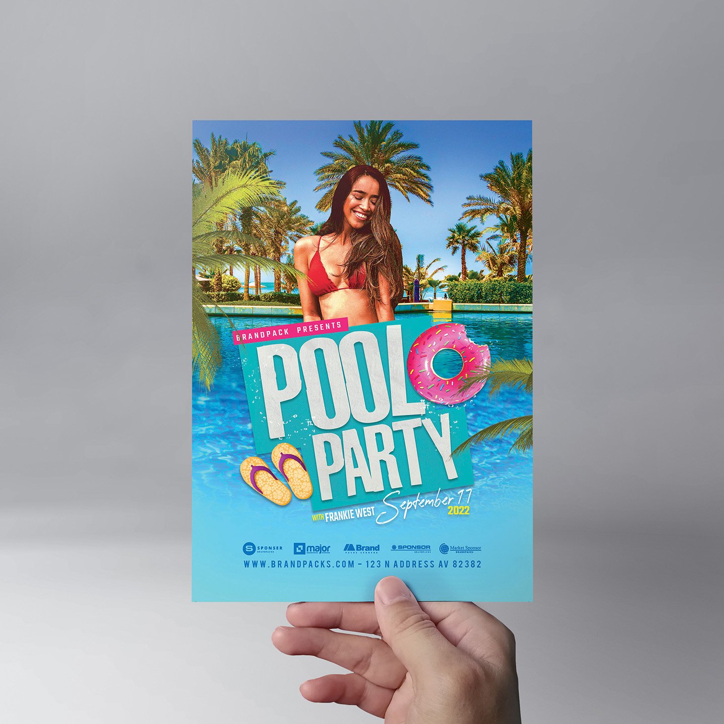 Pool Party Flyer Psd