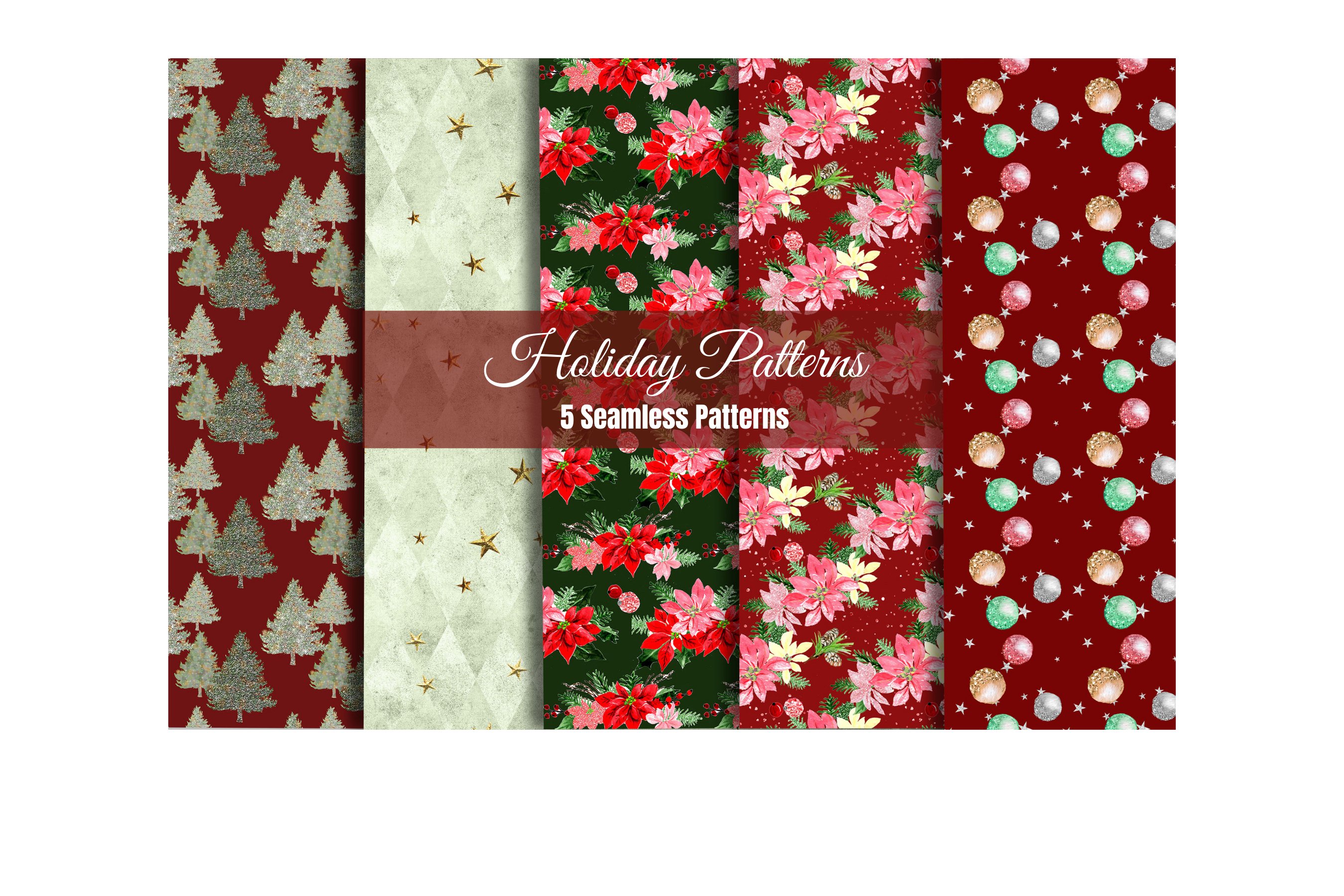Christmas Digital Pater, Seamless Pattern, Christmas paper