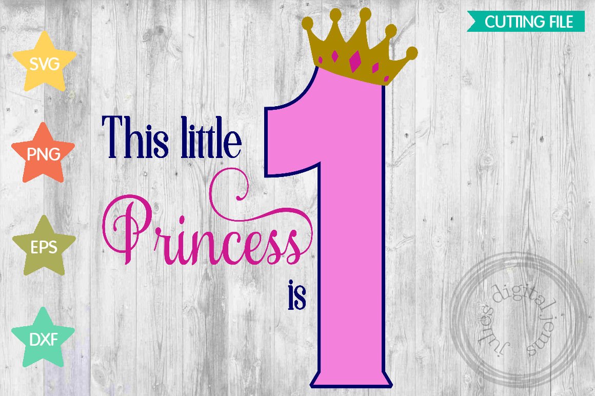 1st Princess birthday, by Julies Homemade Jems (330568) | SVGs | Design ...