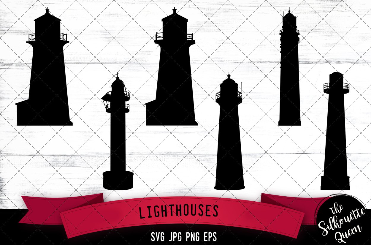 Lighthouses Svg Cut File (1032873) | Cut Files | Design Bundles