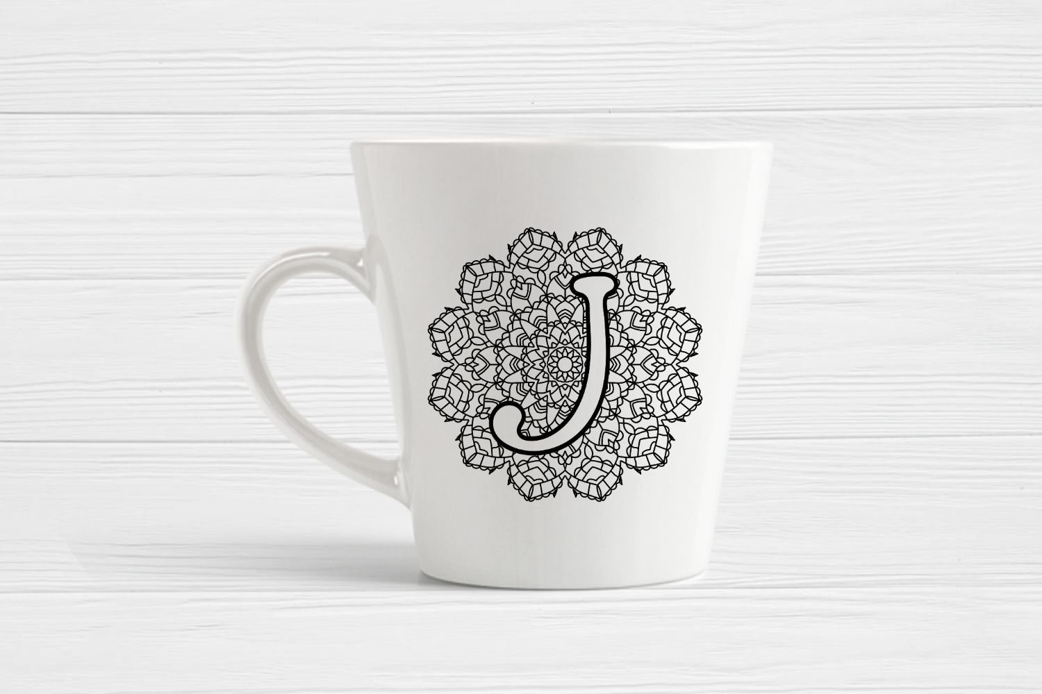 Monogram J Svg, Initial Monogram Svg (1143033) | Monograms | Design Bundles