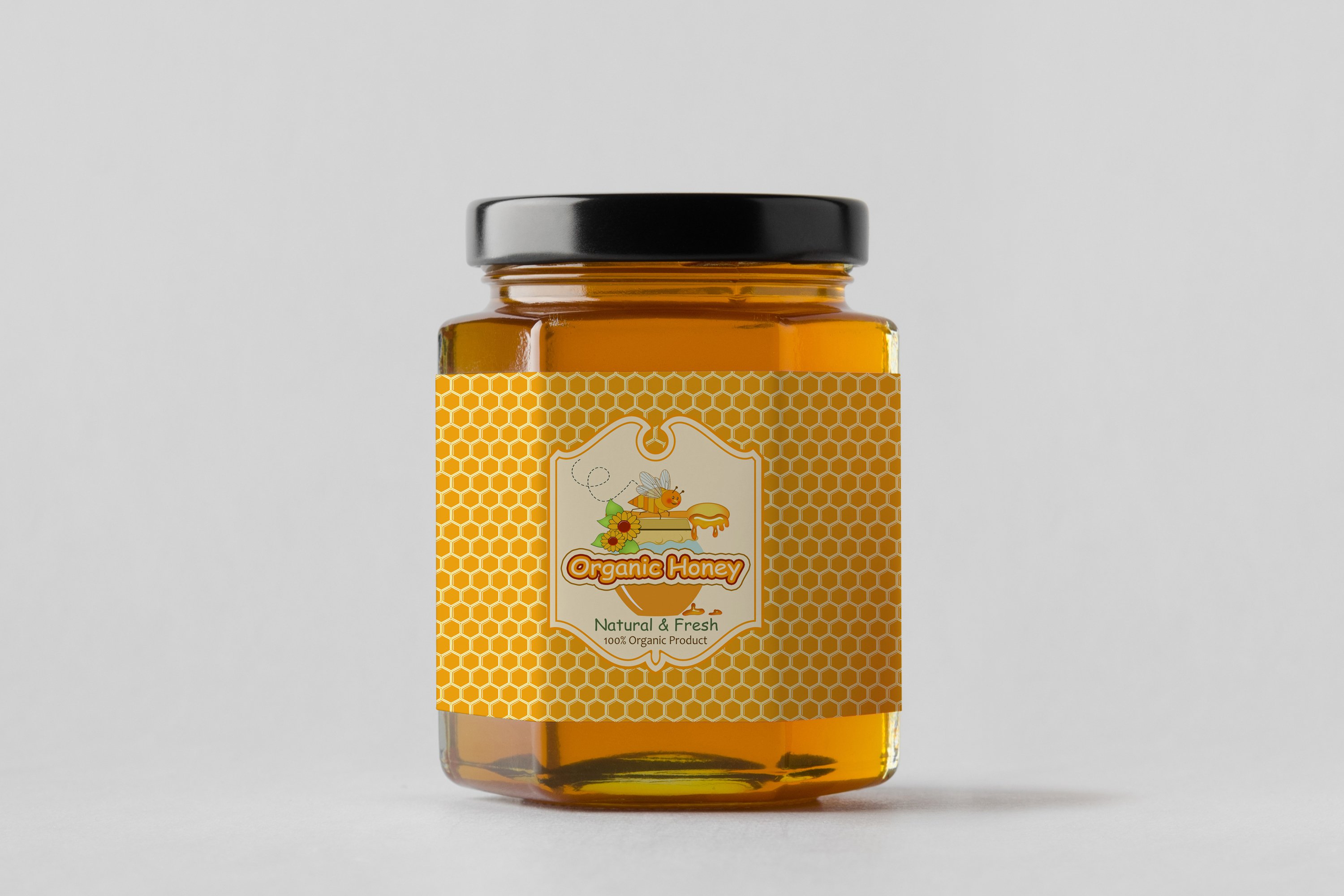 40 Honey Jar Labels PNG 254285 Labels Design Bundles