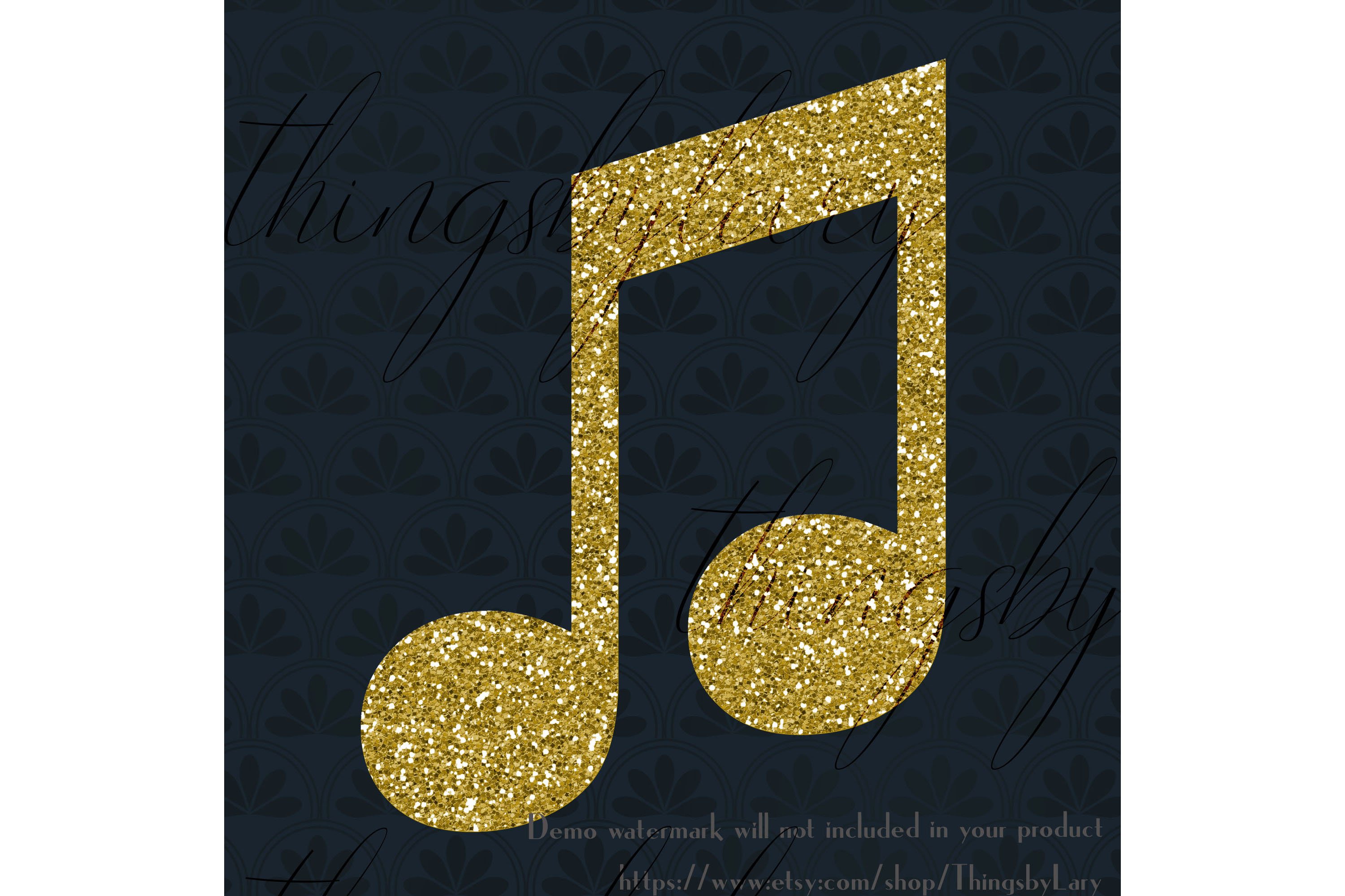 100 Glitter Music Note Clip Arts, Glitter Kid Birthday Decor (130694 ...