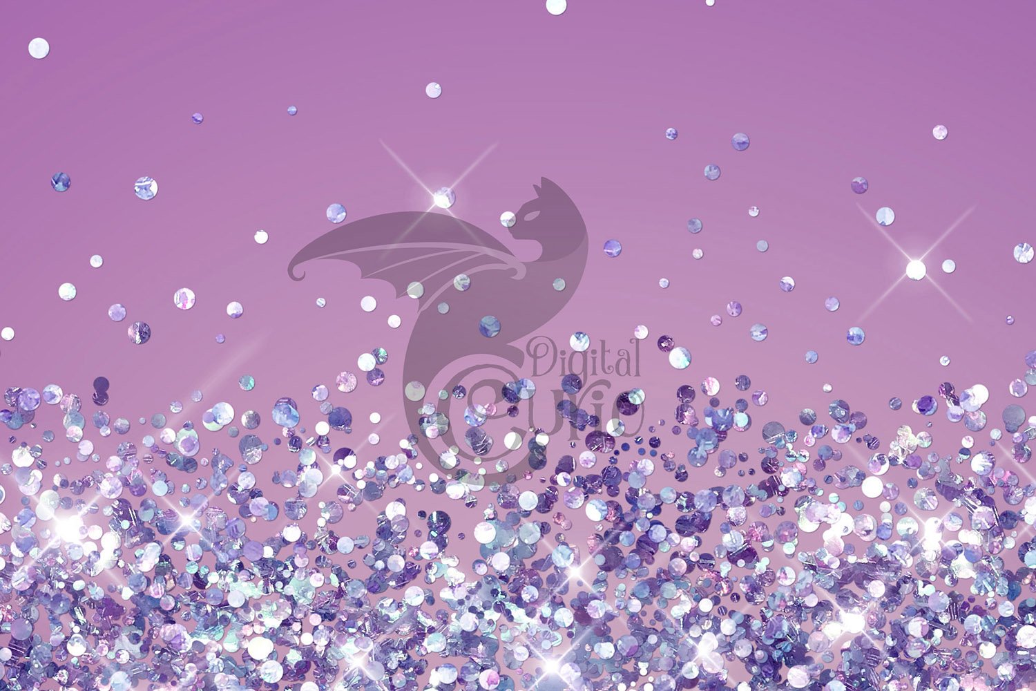 Purple Holographic Glitter Backgrounds (840903) | Patterns | Design Bundles