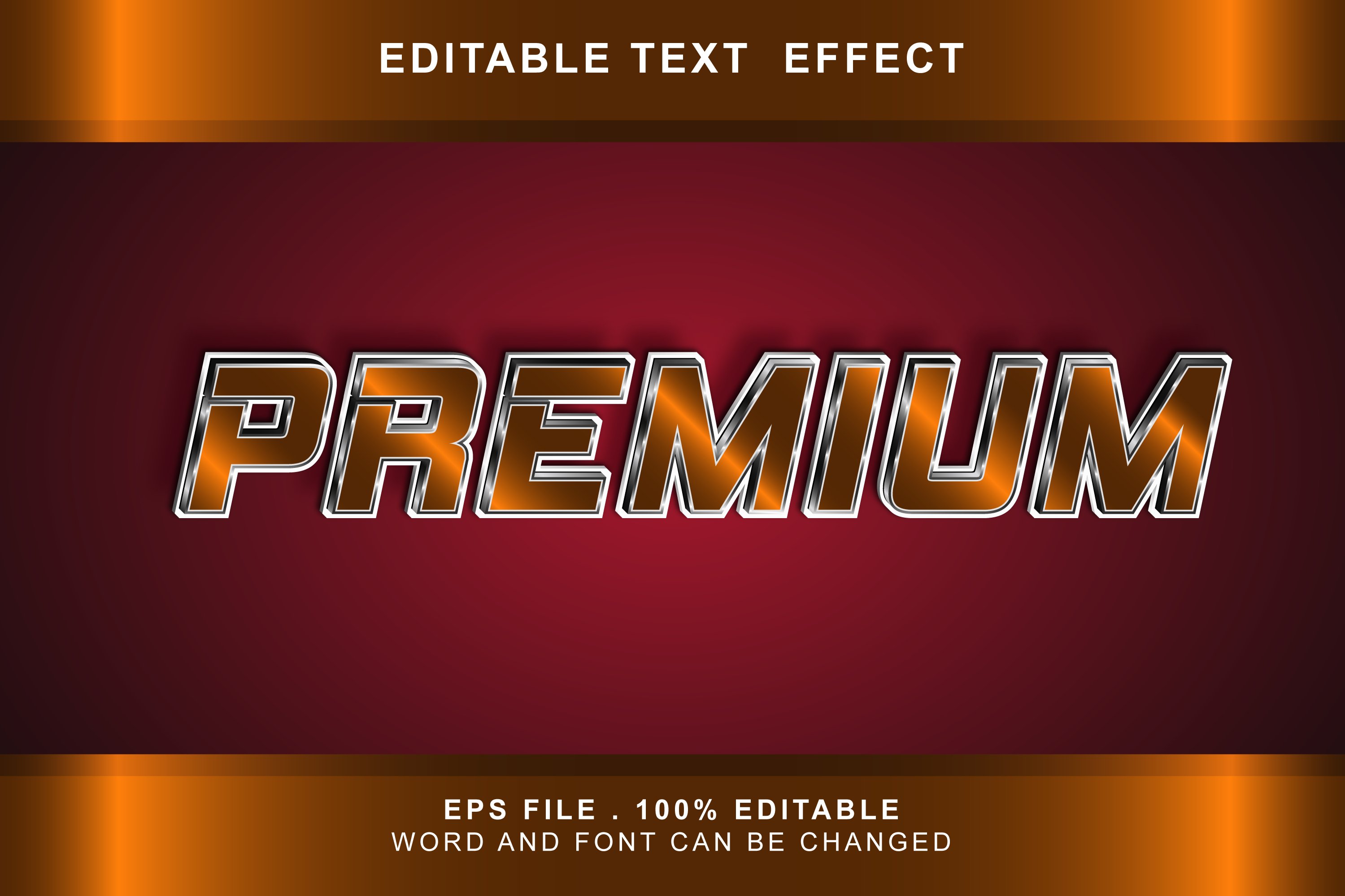 premium text effect editable (1212002) | Illustrator Plugins | Design ...
