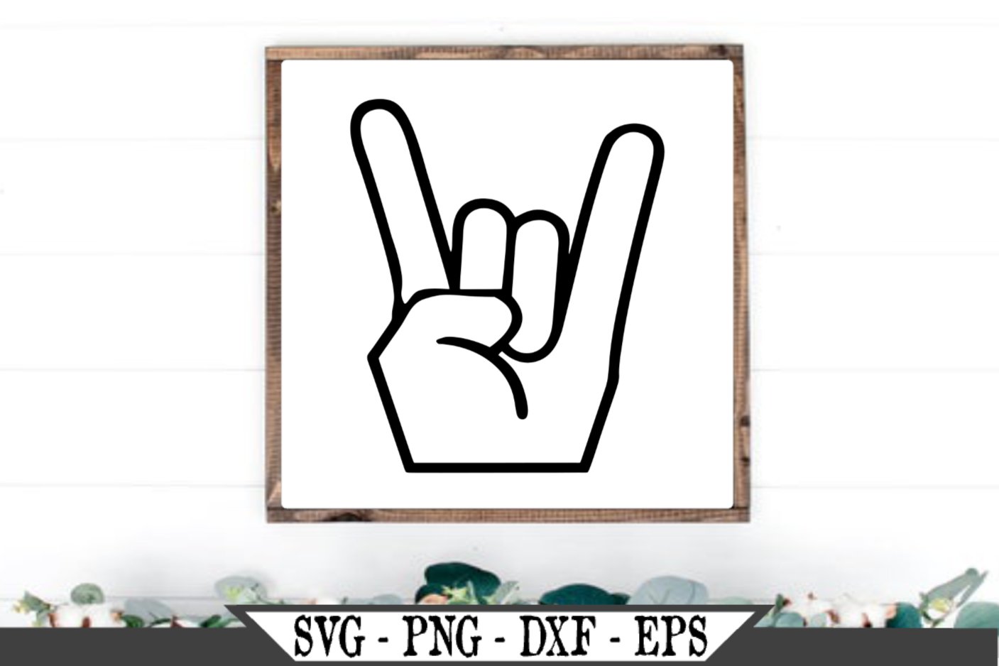 Rock On Hand Symbol SVG Graphic (487803) | SVGs | Design Bundles