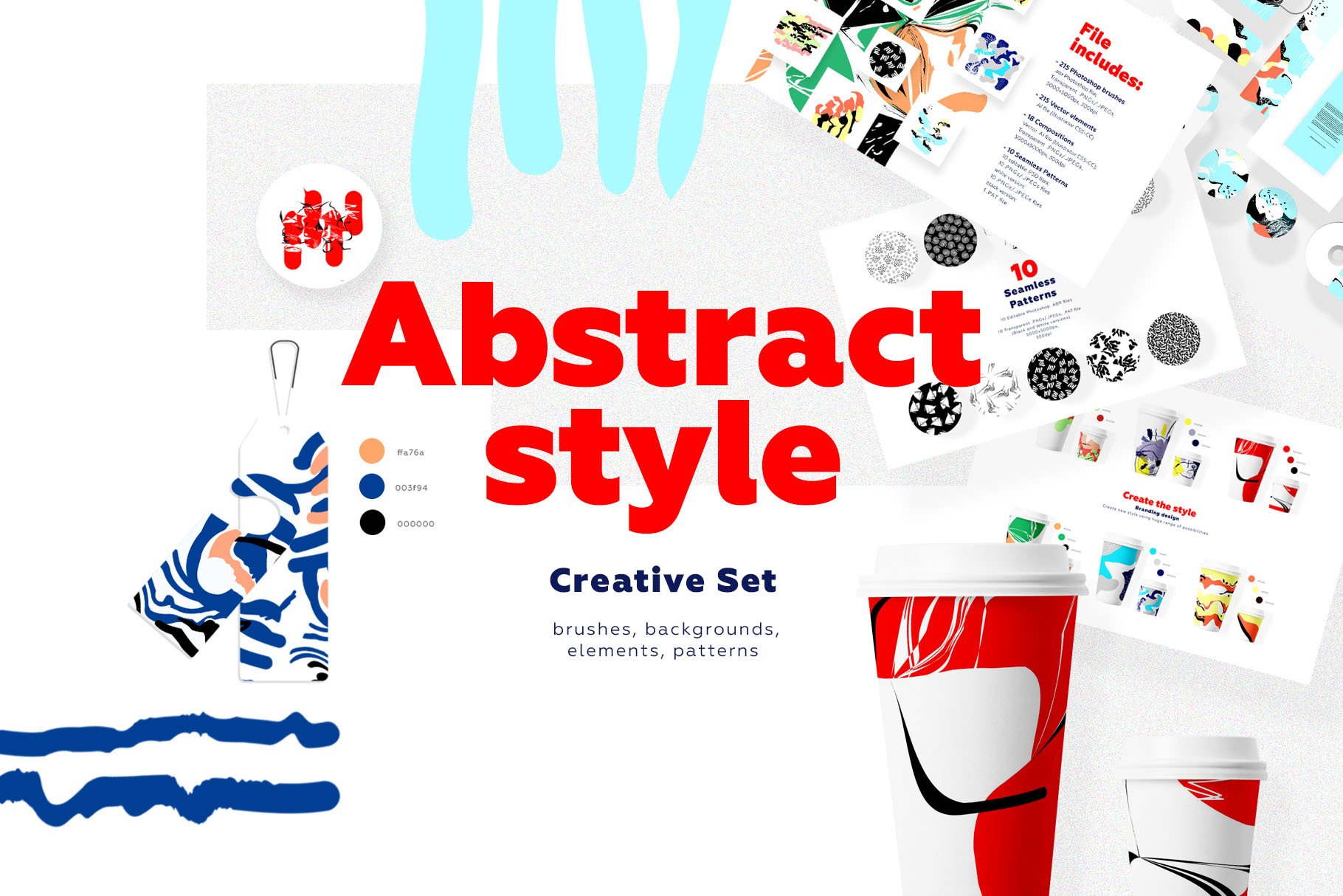Abstract Style - Creative Set (304151) | Add ons | Design Bundles