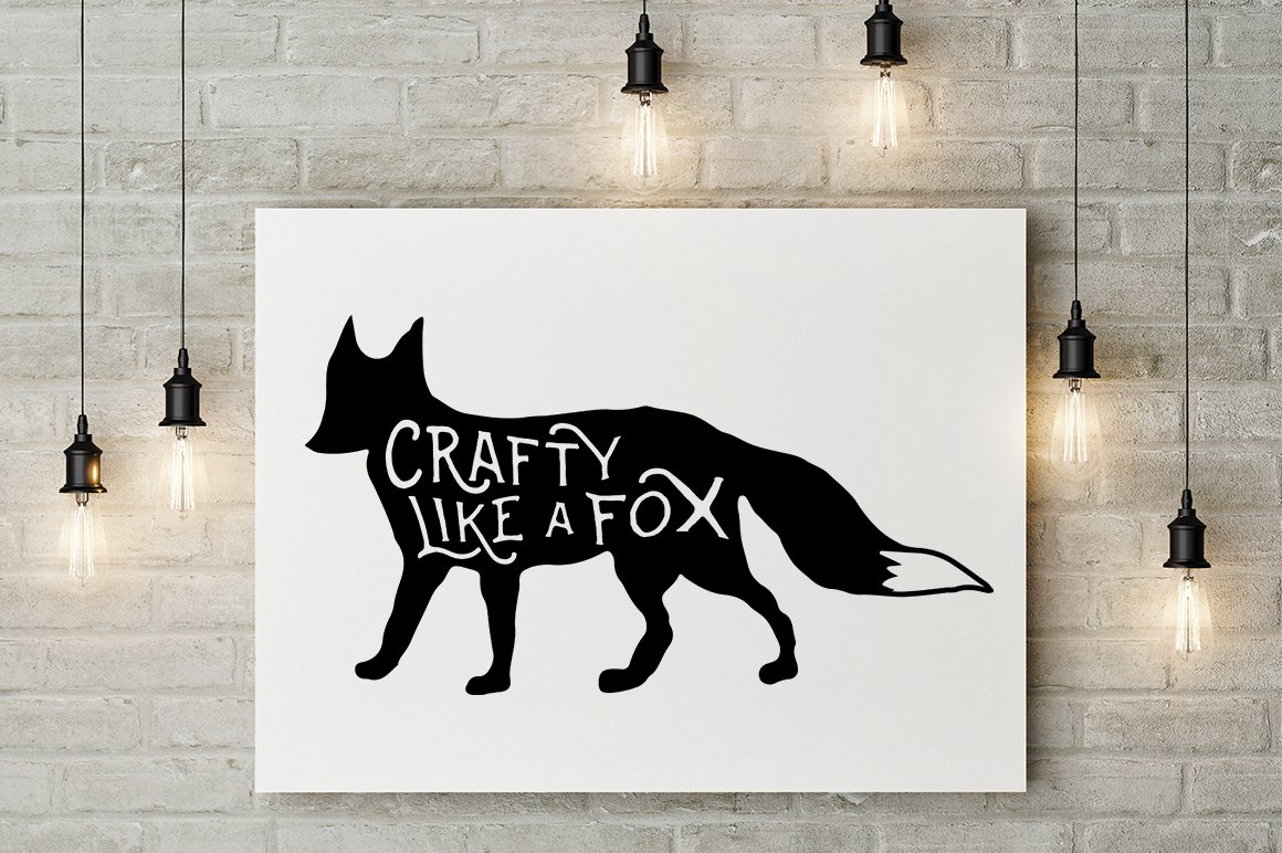 SVG Cut File , CRAFTY LIKE a FOX , EPS, DXF, PNG, Ai (124293) | SVGs ...