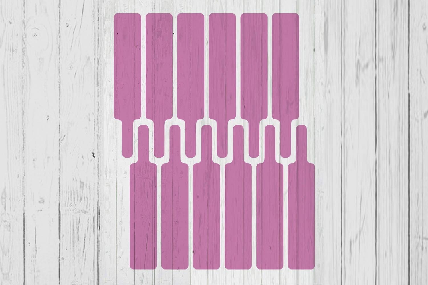 Key fob chain long rectangle template svg png ai files (1121846) | SVGs ...