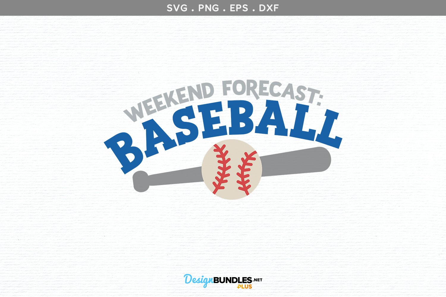 Weekend Forecast - Baseball - svg file