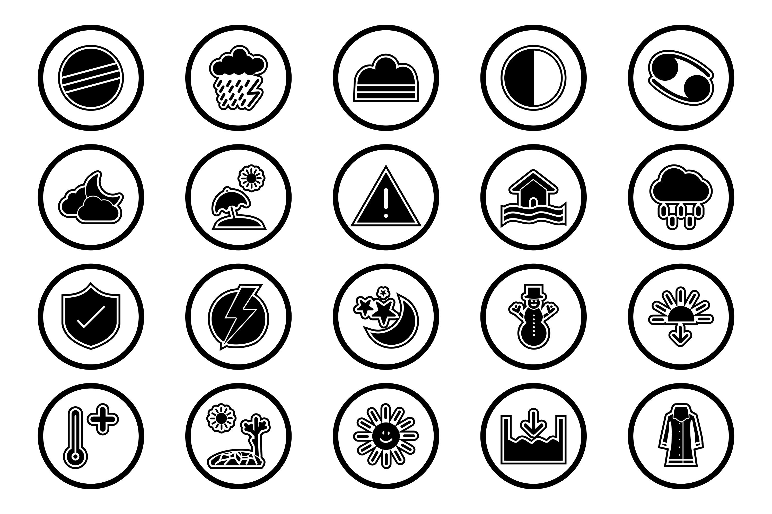 Set Of Weather And Season Icons 459605 Icons Design Bundles set-of-weather-and-season-icons-459605-icons-design-bundles