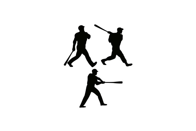 baseball player with bat batting (487323) | Icons | Design Bundles