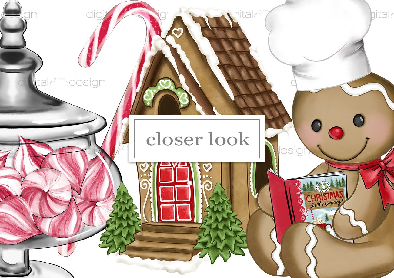 Cookies for Santa - Clipart (367054) | Illustrations | Design Bundles