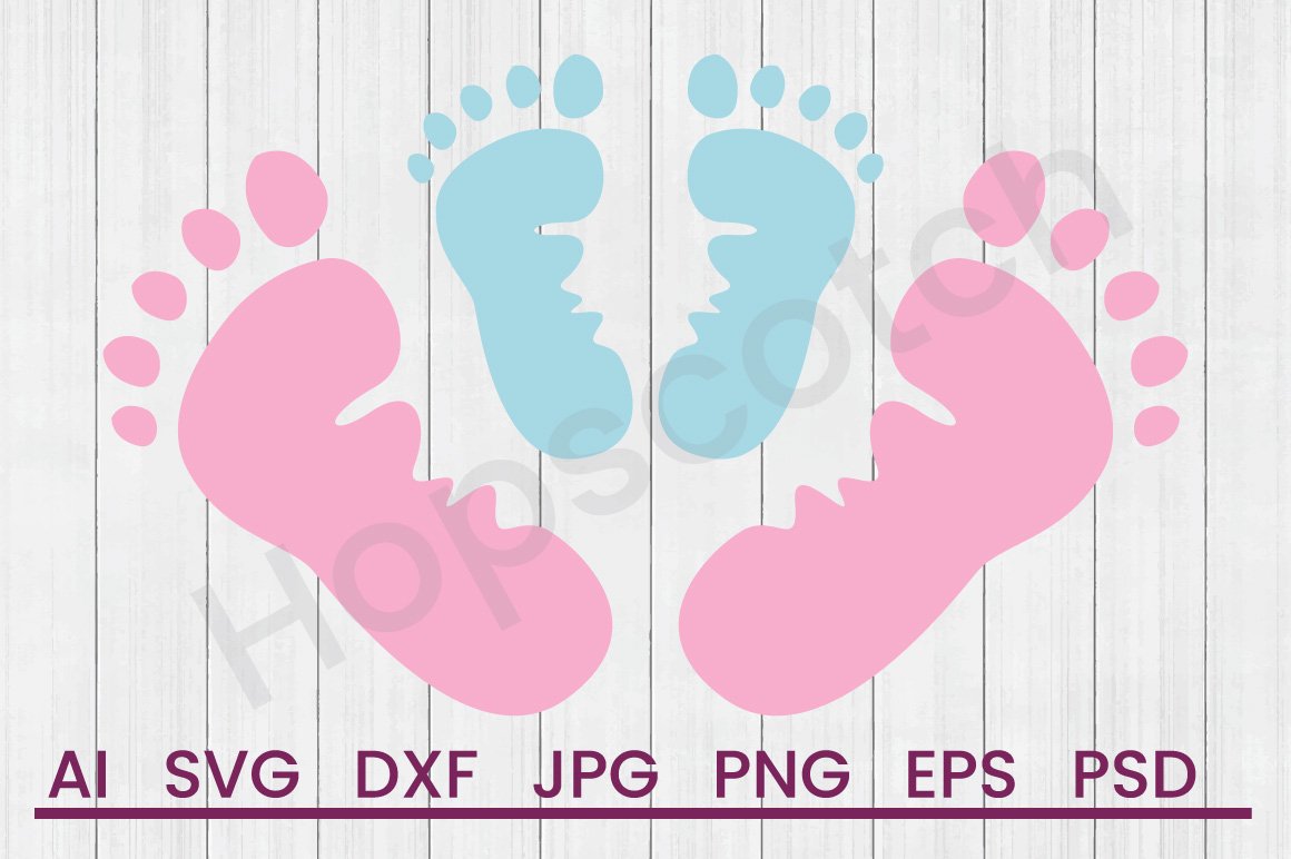 Footprints SVG, DXF File, Cuttatable File (225464) | SVGs | Design Bundles