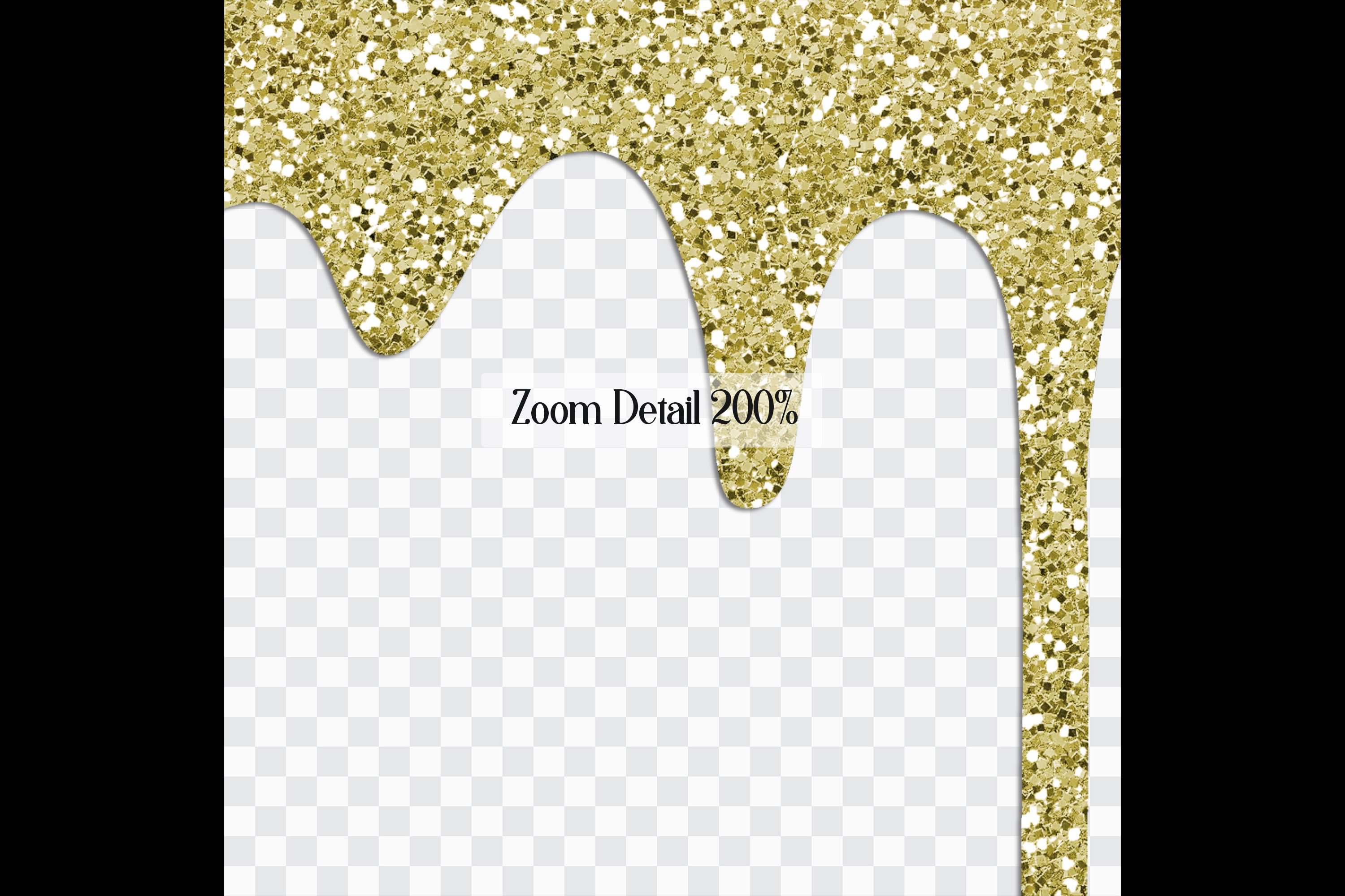 16 Seamless Glitter Dripping Melted Overlay Images 16 Colors (720950 ...