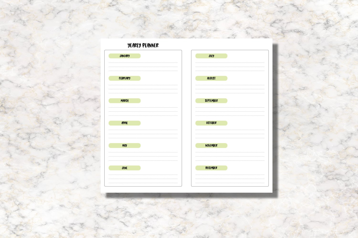 Watercolor Leaves Personal Size Notebook Inserts