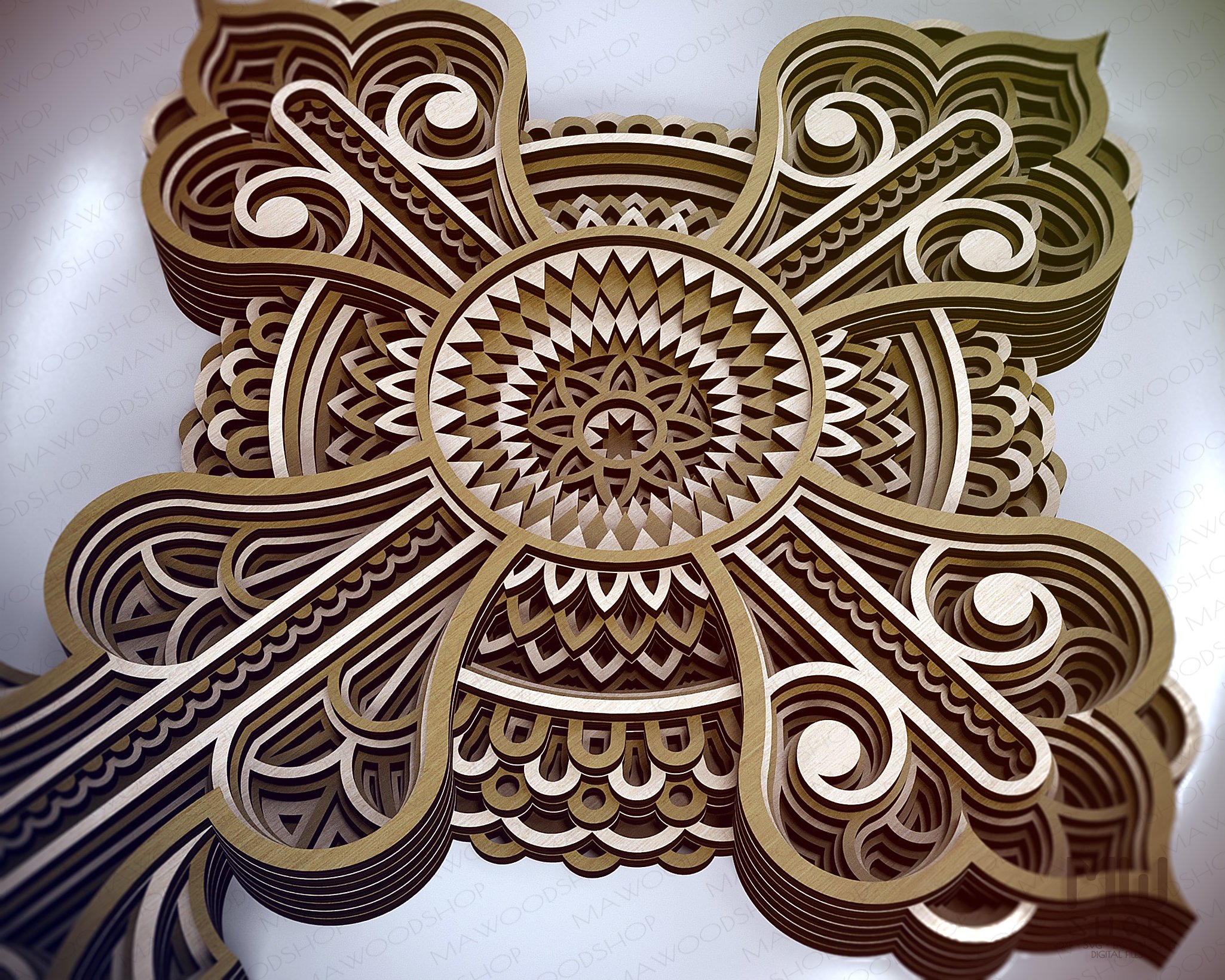 Cr22 - Multilayer Cross, Laser cut Cross, Cricut Cross SVG (1061914 ...