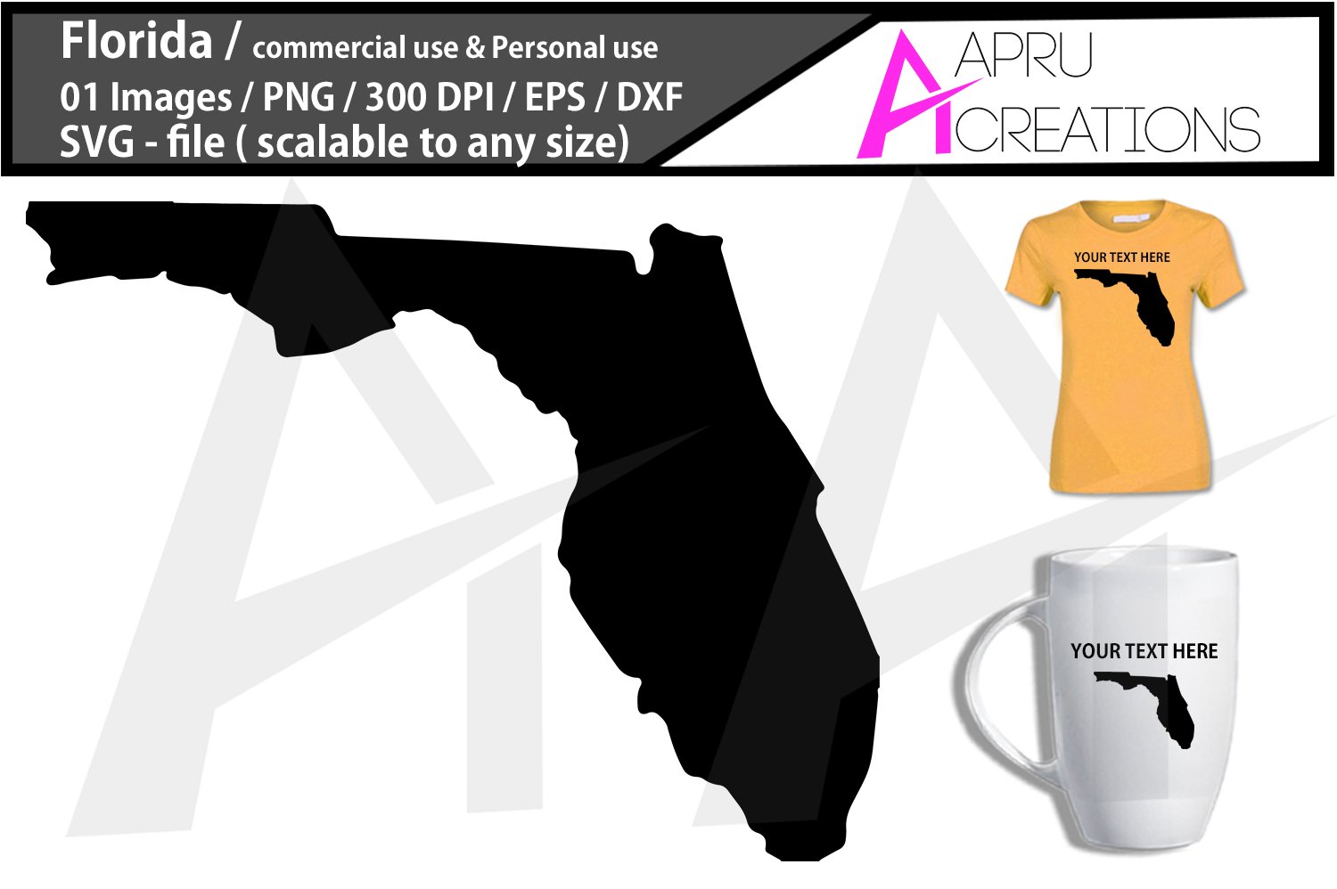 florida vector map / florida state map / florida plai (291680) | SVGs ...