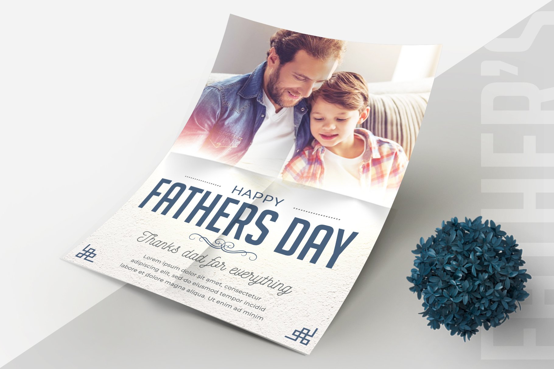 Fathers Day Flyer (664814) | Flyers | Design Bundles